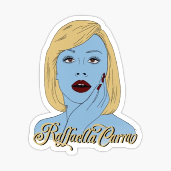 "raffaella" Sticker for Sale by RBTP10 | Redbubble