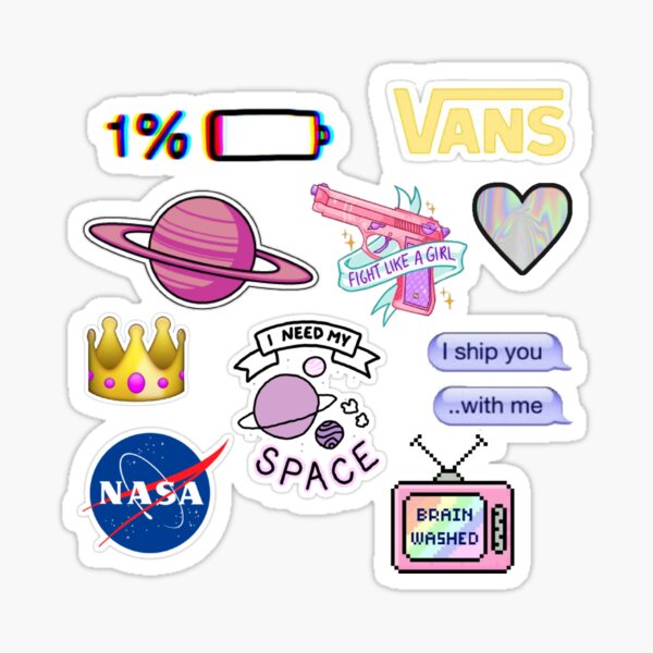 Sticker: Collage Tumblr Pack | Redbubble
