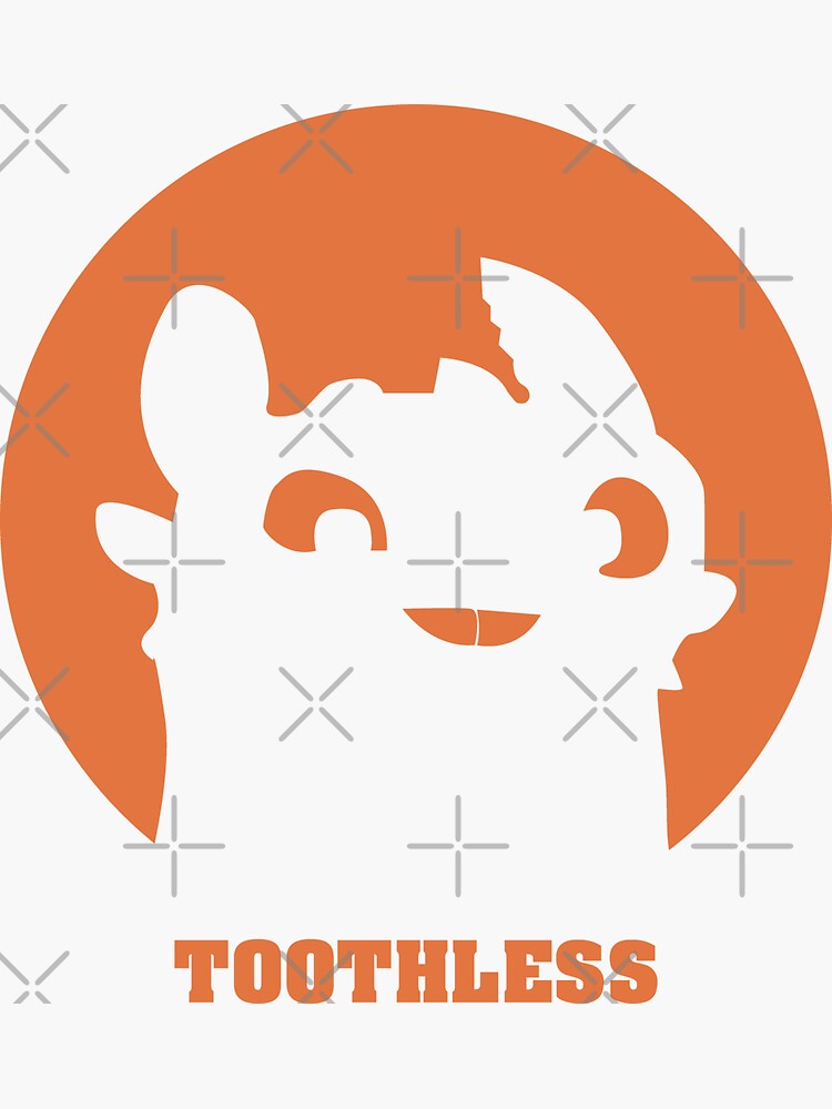 "Toothless face - How to train your dragon" Sticker by khoipham | Redbubble
