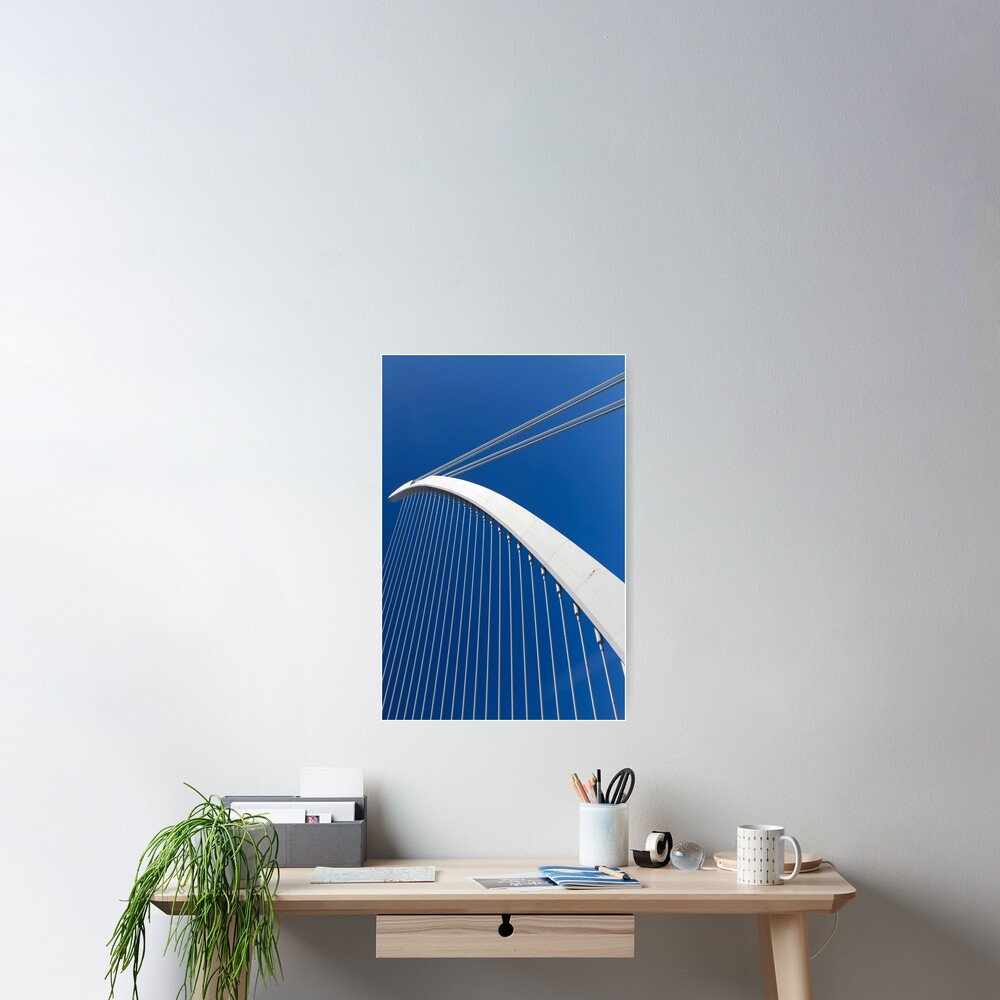 "Calatrava's bridge Valencia" Poster by alexcorse | Redbubble