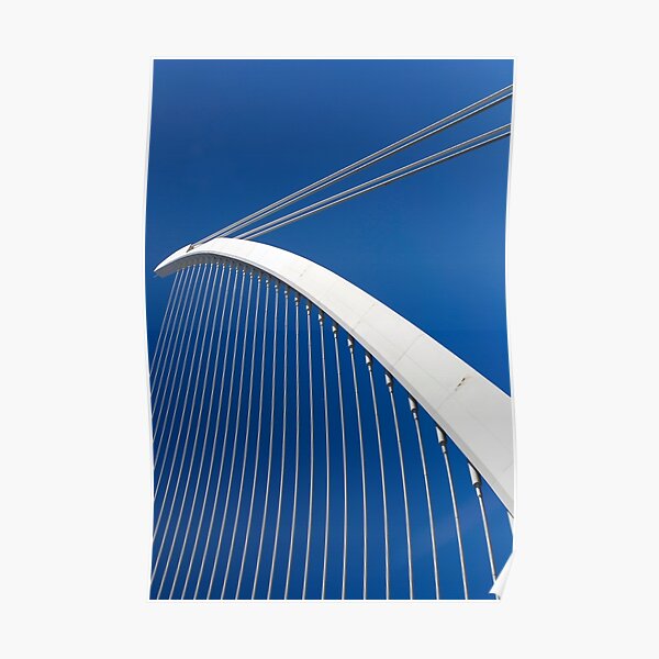 "Calatrava's bridge Valencia" Poster by alexcorse | Redbubble