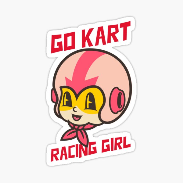 "Go Kart Racing Girl" Sticker for Sale by Daluyong | Redbubble