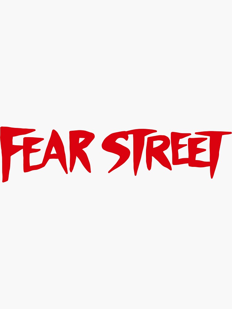 "Fear Street Logo " Sticker by courtroses1 | Redbubble