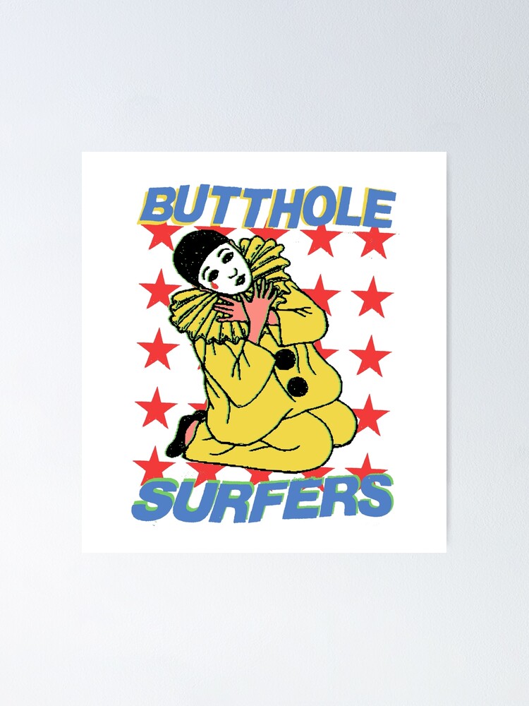"butthole surfers / fanart " Poster by Designsku | Redbubble