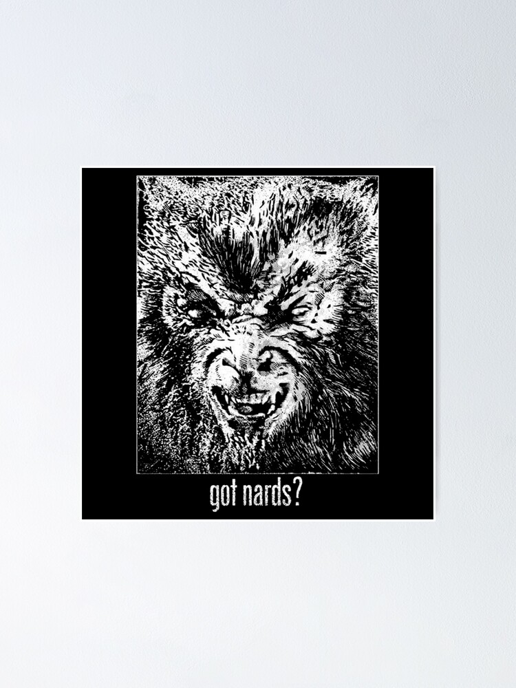 "Wolfmans Got Nards 80s Horror Film Halloween" Poster by Cantaloup38 ...