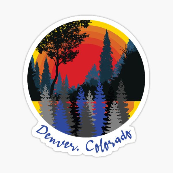 "Denver Colorado " Sticker for Sale by dleston1995 | Redbubble
