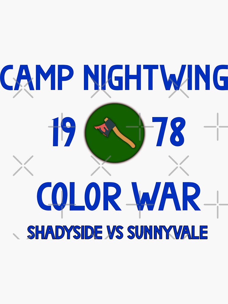 "Fear Street - Shadyside Color War - Camp Nightwing" Sticker for Sale ...