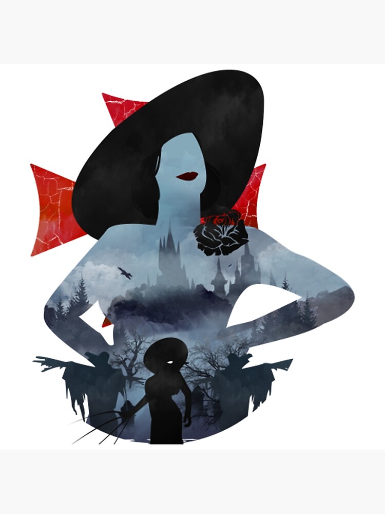 "Lady Dimitrescu Fan Art" Art Print by Grape7284 | Redbubble