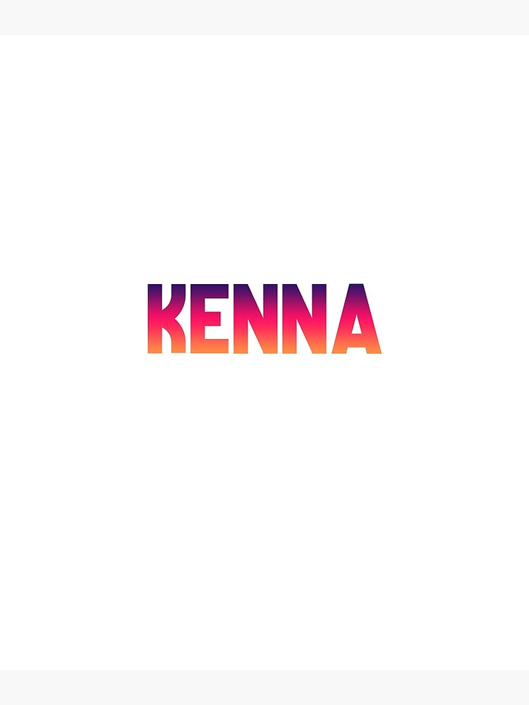 "KENNA" Poster by odosolomopo | Redbubble