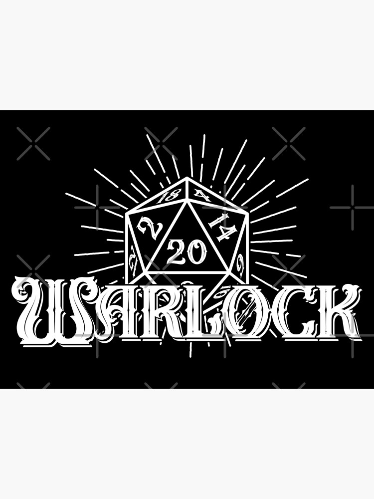 "DND Warlock Character" Poster for Sale by ChailynReed | Redbubble
