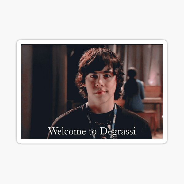 "Welcome to Degrassi" Sticker for Sale by CelestialReigns | Redbubble