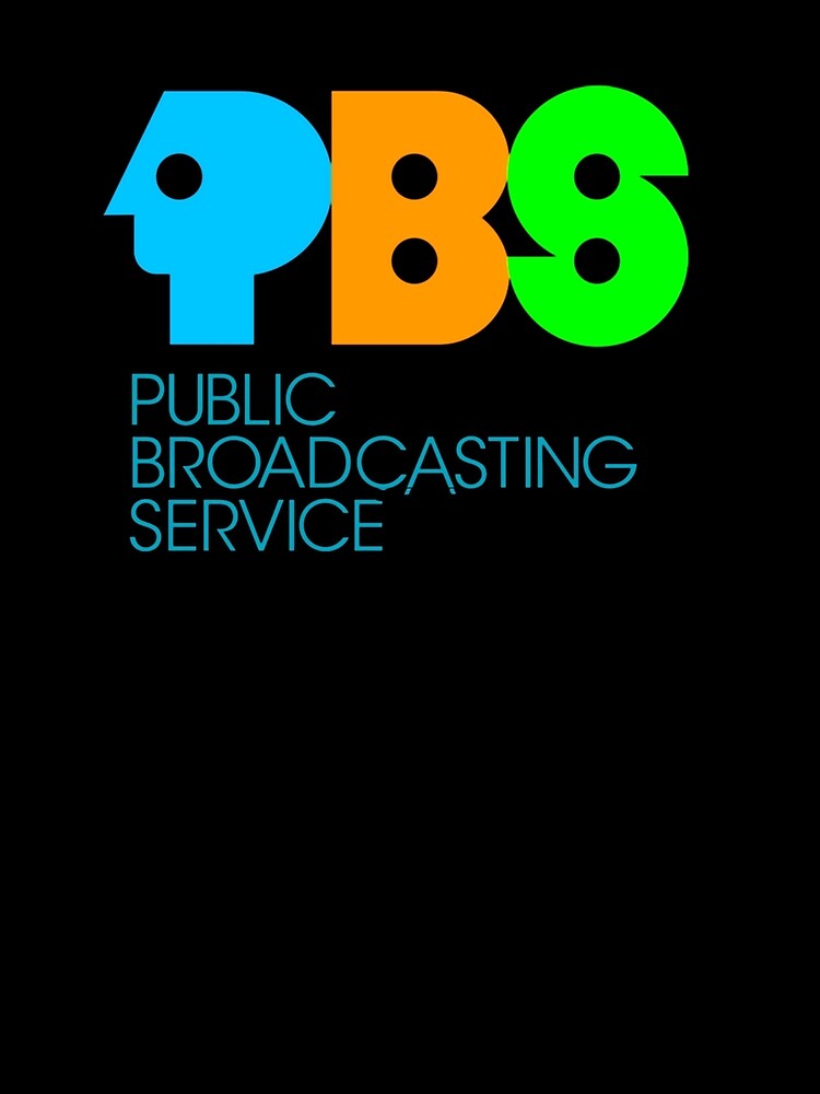 "PBS Vintage Logo " Art Print by CharlesCWhitney | Redbubble