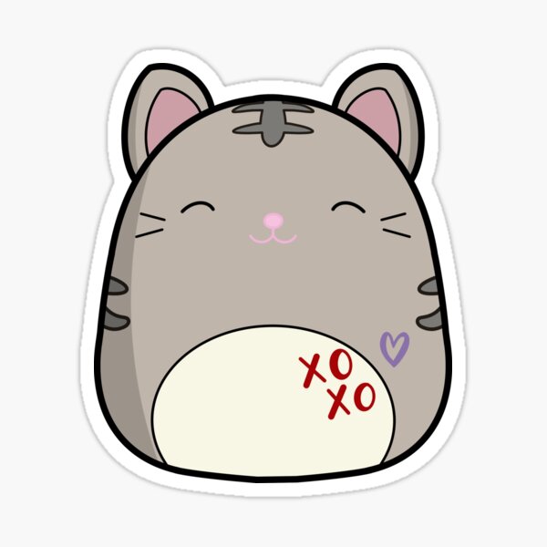 "Carson the Cat Squishmallow " Sticker for Sale by meaganmichellee ...