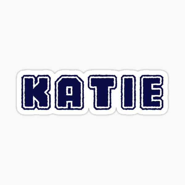 "KATIE" Sticker for Sale by yalinsolomon | Redbubble