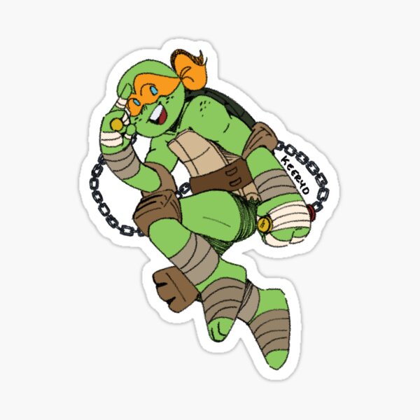 "TMNT Mikey" Sticker for Sale by keeryd | Redbubble