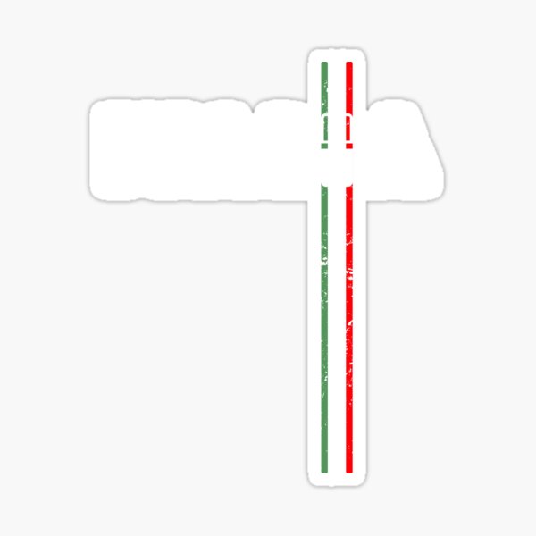 "Italia Forza Azzurri Italy Flag Football Soccer Jersey Retro" Sticker ...