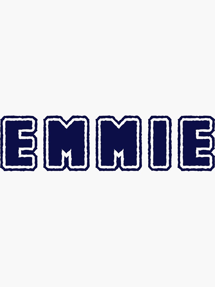 "EMMIE" Sticker for Sale by yalinsolomon | Redbubble