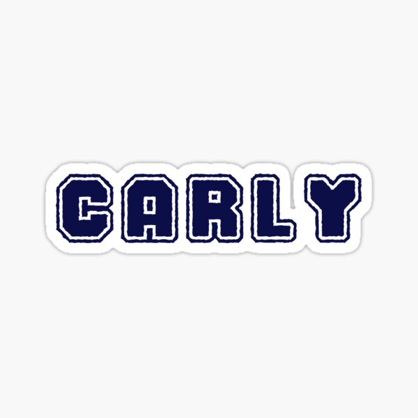 "CARLY" Sticker for Sale by yalinsolomon | Redbubble