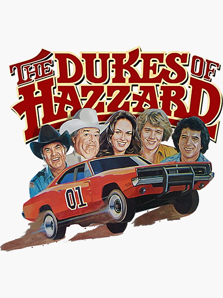 "Dukes of Hazzard " Sticker for Sale by Grapefruit93 | Redbubble