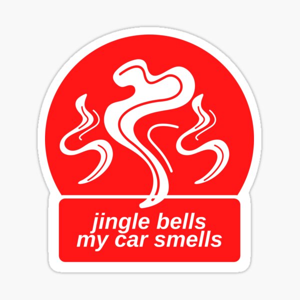 "Car Air Freshener Funny Quote" Sticker for Sale by mirzadesign | Redbubble