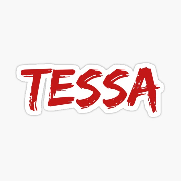 "TESSA" Sticker by keoopolouis | Redbubble