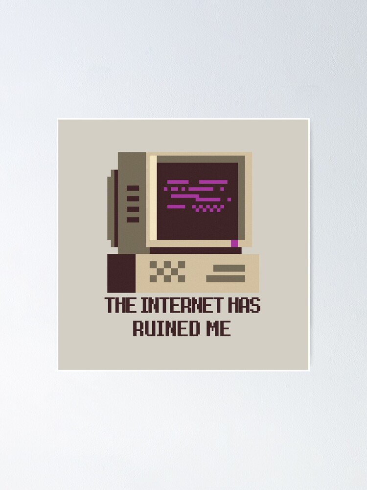 "wilbur soot internet has ruined me" Poster for Sale by renmei-studios ...