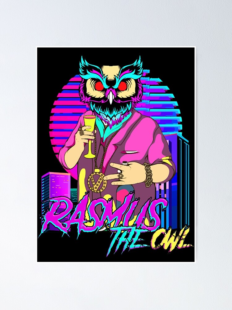"RASMUS THE OWL " Poster by GrausQuinn | Redbubble