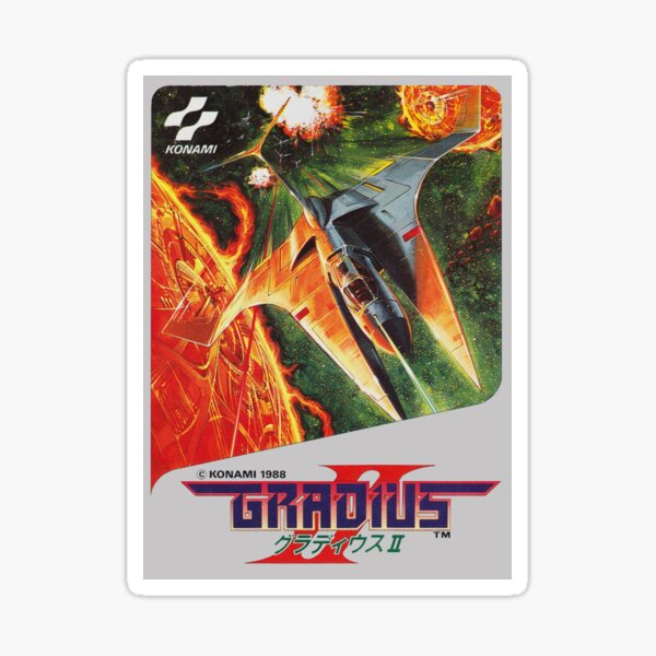 "Gradius 2" Sticker by NeonCrusader | Redbubble