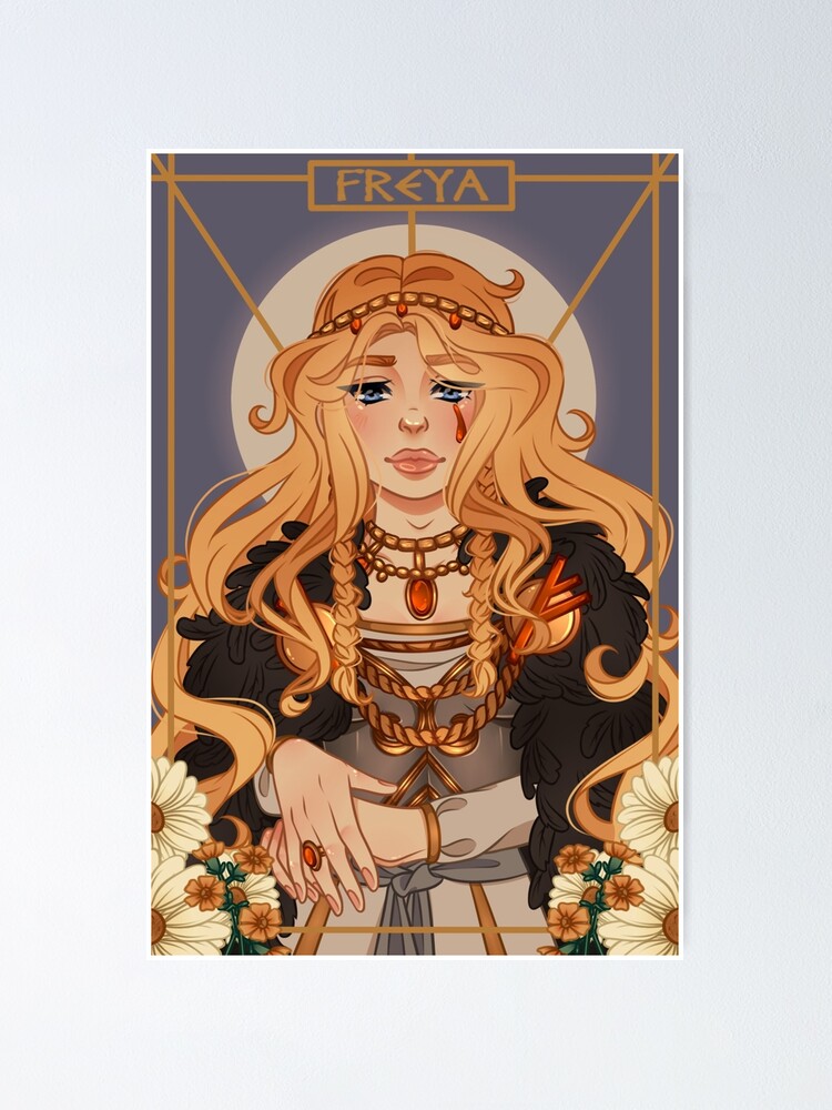 "Goddess Freya" Poster by Dgeca | Redbubble