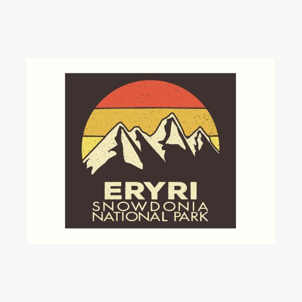 "Eryri Snowdonia National Park Mount Snowdon Wales" Art Print for Sale ...