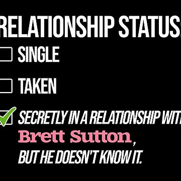 "Relationship with Brett Sutton" Throw Pillow by 2Girls1Shirt | Redbubble
