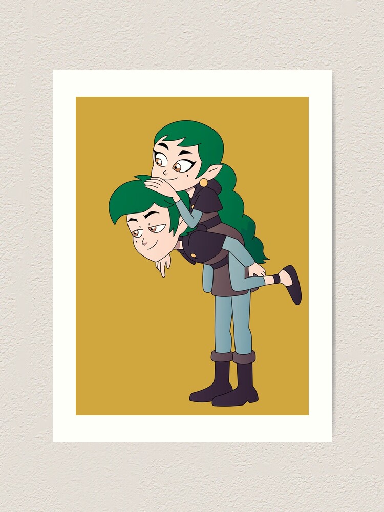 "Emira and Edric Blight | The Owl House" Art Print by artnchfck | Redbubble