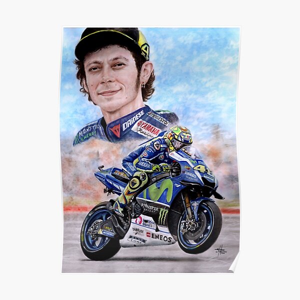 Valentino Rossi Posters | Redbubble