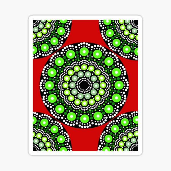 "Dot Art" Sticker for Sale by ChamathHemal | Redbubble