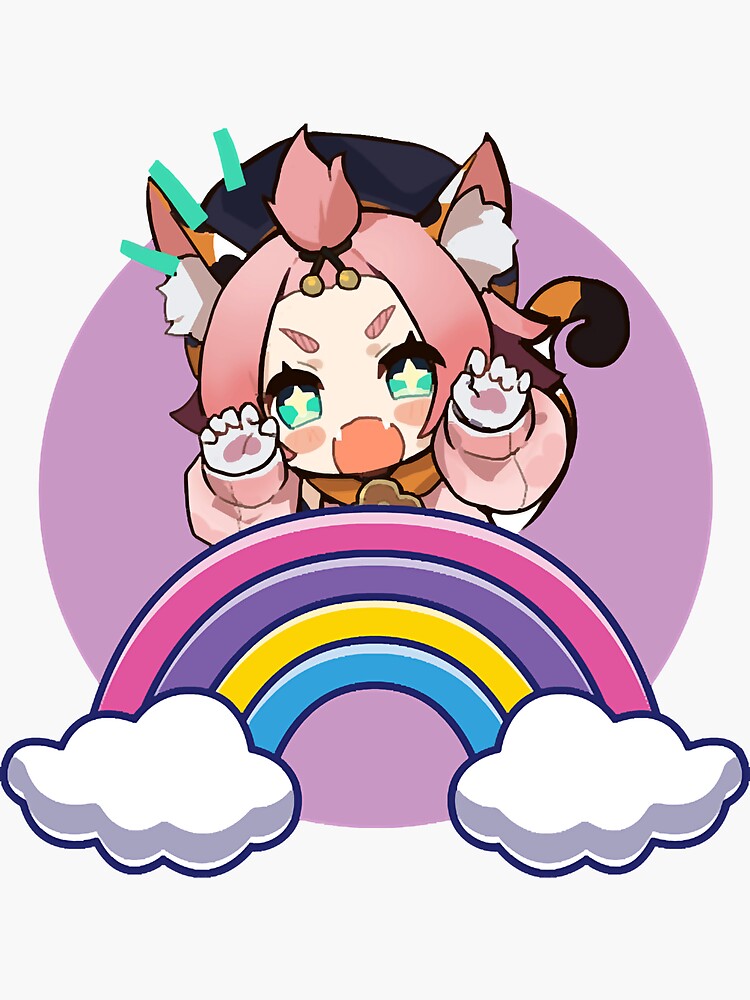 Pegatina «Genshin Impact Chibi Diona» de honistratton | Redbubble