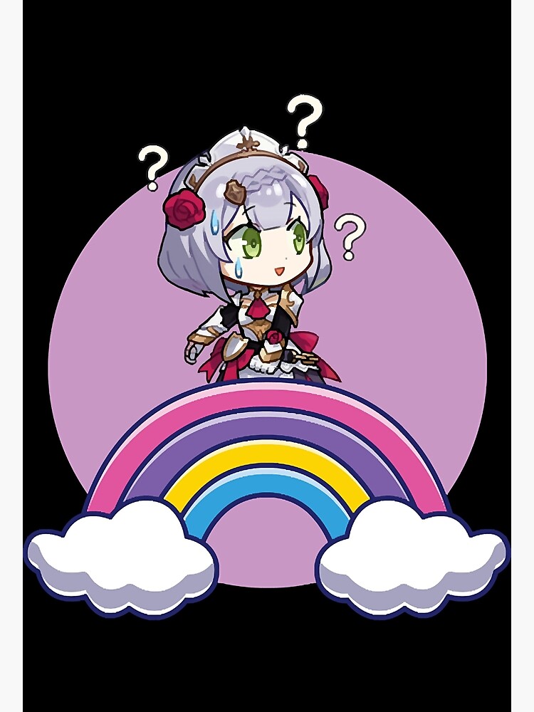 "Genshin Impact Chibi Noelle " Canvas Print for Sale by odakinstle44 ...