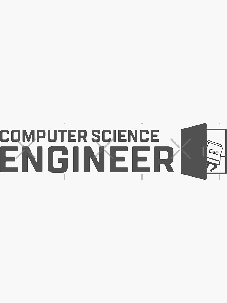 "Engineer Esc, Computer Science engineering" Sticker for Sale by nano ...