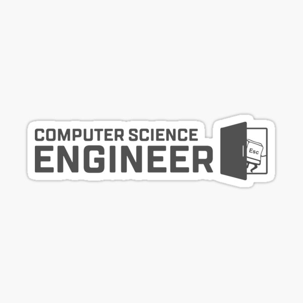 "Engineer Esc, Computer Science engineering" Sticker for Sale by nano ...