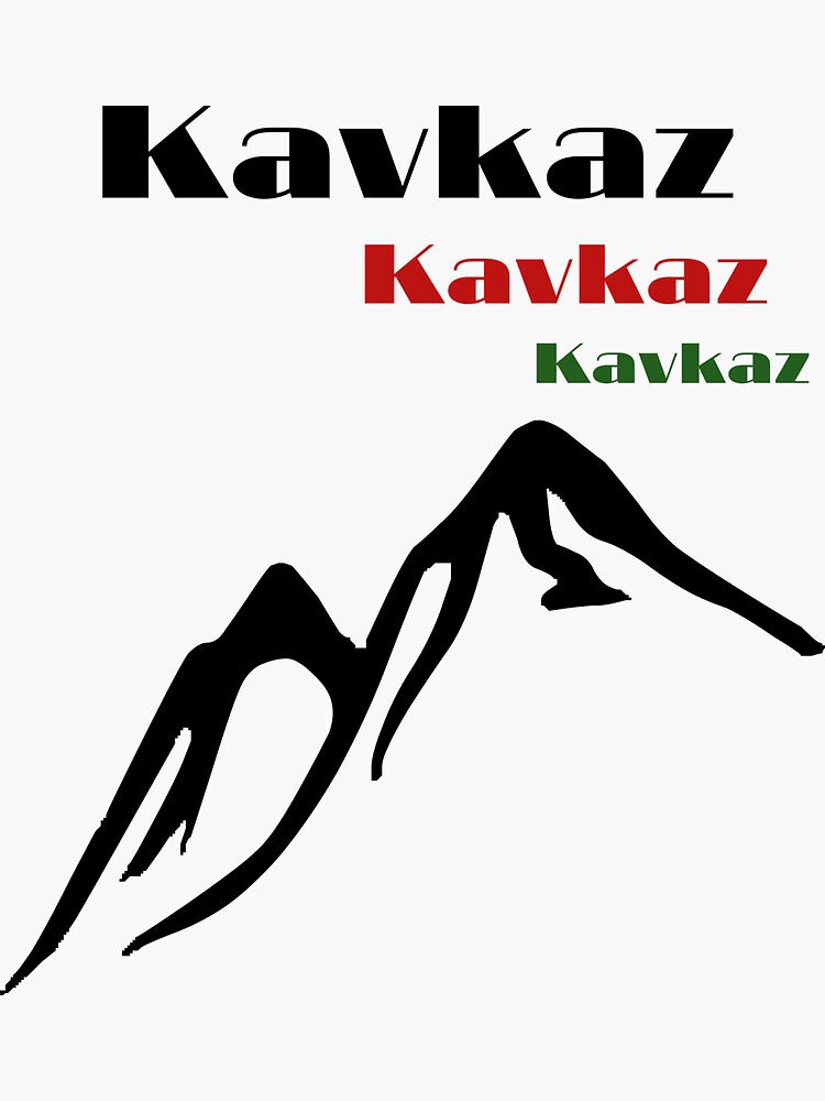"kavkaz, circassian, adiga, Russia, Chechnya" Sticker for Sale by Kheds ...