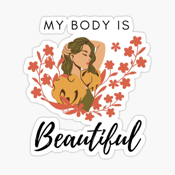 Stickers, Labels & Tags Stickers Curvy woman Curvy woman sticker Body ...