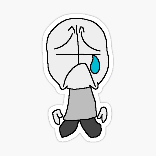 "Sadness Combat Grunt" Sticker for Sale by Loon Gang | Redbubble
