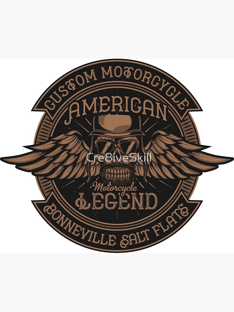 "American Legends Motorcycle Vector" Poster for Sale by Cre8iveSkill ...