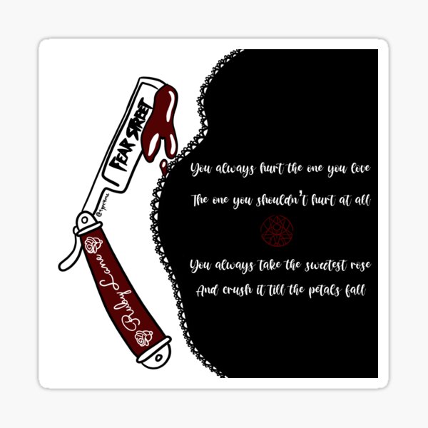 "Ruby Lane Fear Street Illustration" Sticker for Sale by akincaid13 ...