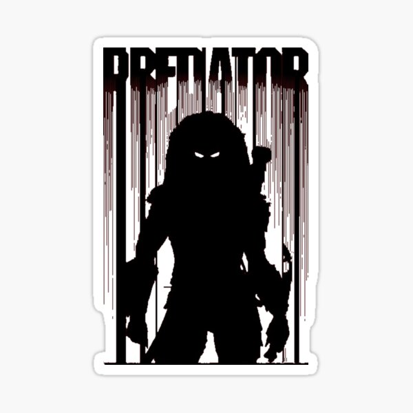 "Predator" Sticker for Sale by xarprofit | Redbubble