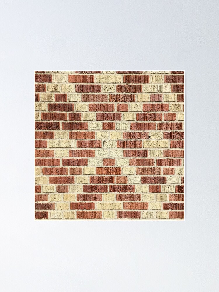 "Repeating Brick Pattern" Poster for Sale by mo91 | Redbubble
