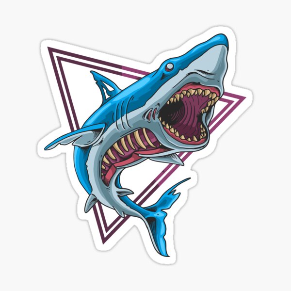 "Zombie Shark" Sticker by Store-Designify | Redbubble