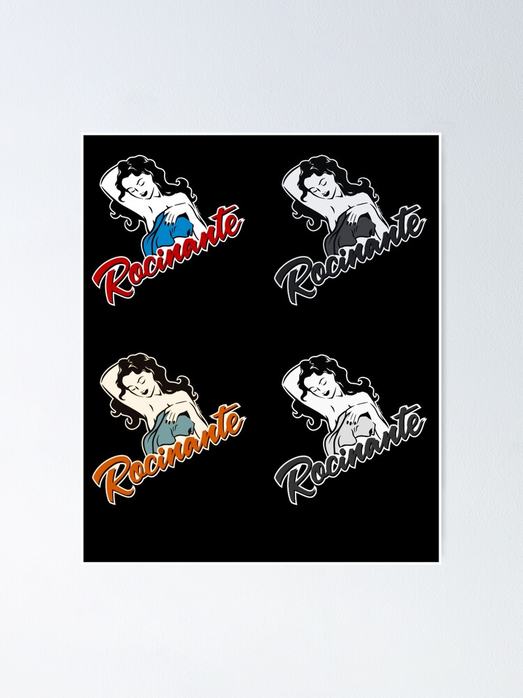 "The Rocinante Pin Up Sticker Pack In Different Color Styles" Poster ...