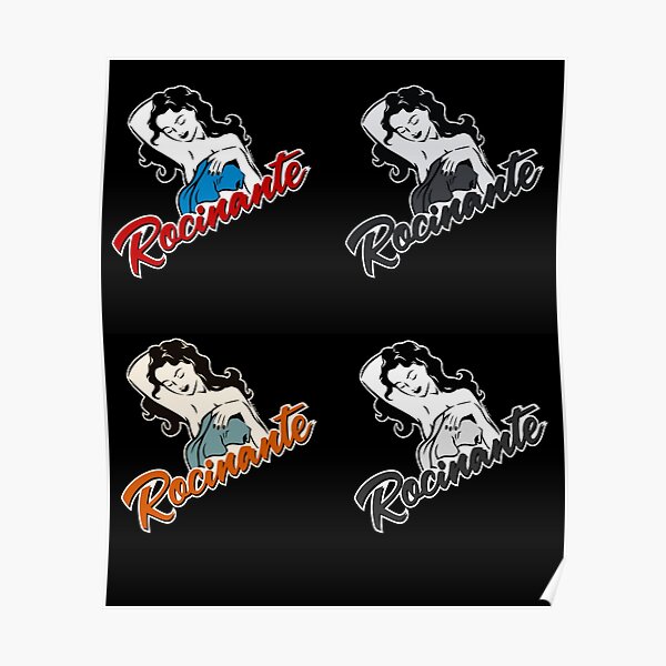 "The Rocinante Pin Up Sticker Pack In Different Color Styles" Poster ...