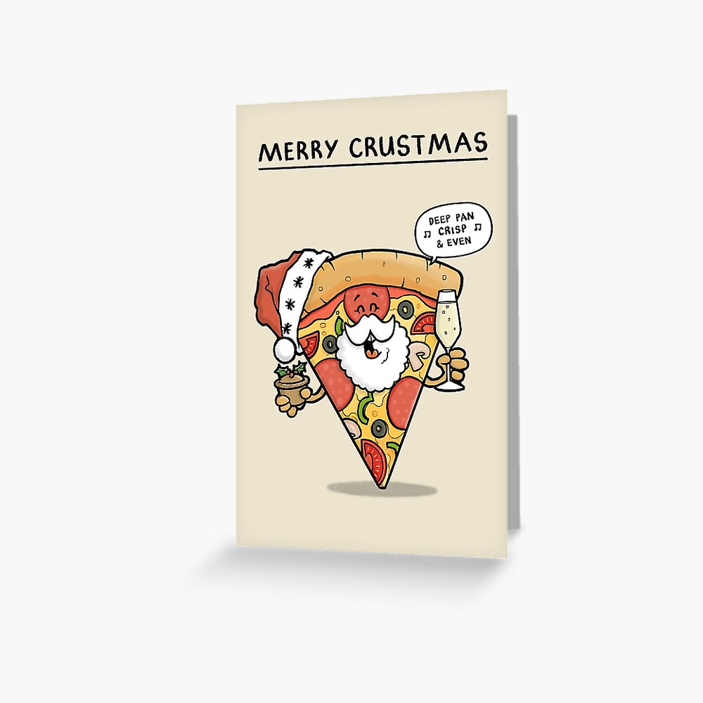 "Merry Crustmas" Greeting Card for Sale by carlbatterbee | Redbubble
