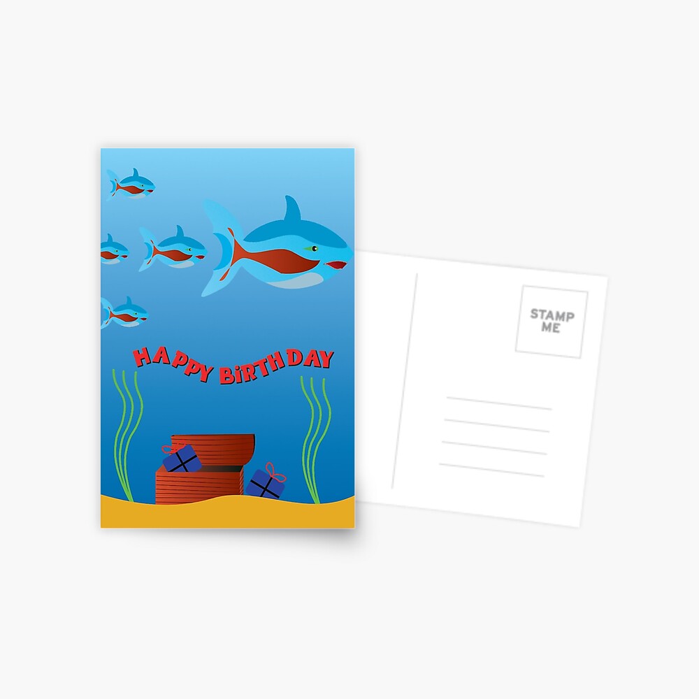 "Fun Birthday card of fish" Greeting Card for Sale by Brian Roscorla ...